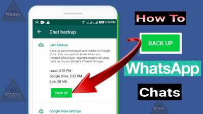 How to BACK UP WhatsApp chats | How to Back up messages on WhatsApp ...