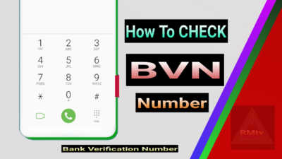 How To Check BVN Number | BANK VERIFICATION | Real MonEy Studio
