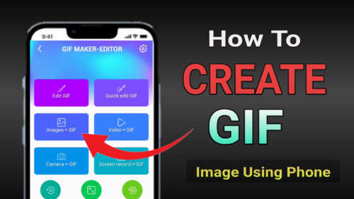 How To Create GIF Image Using Phone ~ GIF Maker Editor ~ gif maker app ...