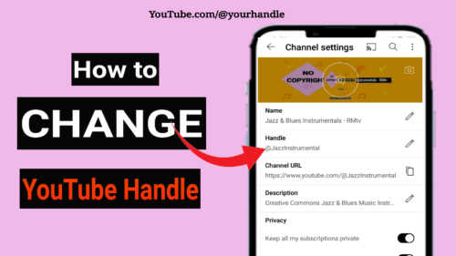 How to change YouTube Handle | Edit YouTube channel handle | Real MonEy ...